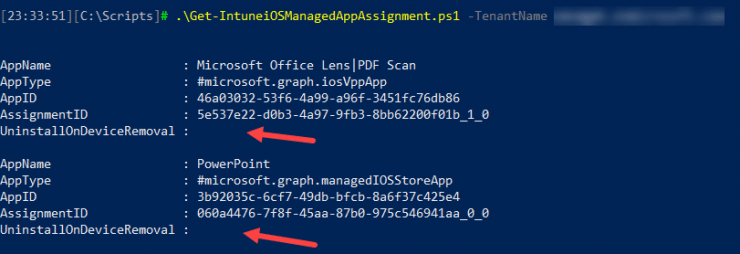 Set Uninstall on device removal value for iOS apps in Intune with ...