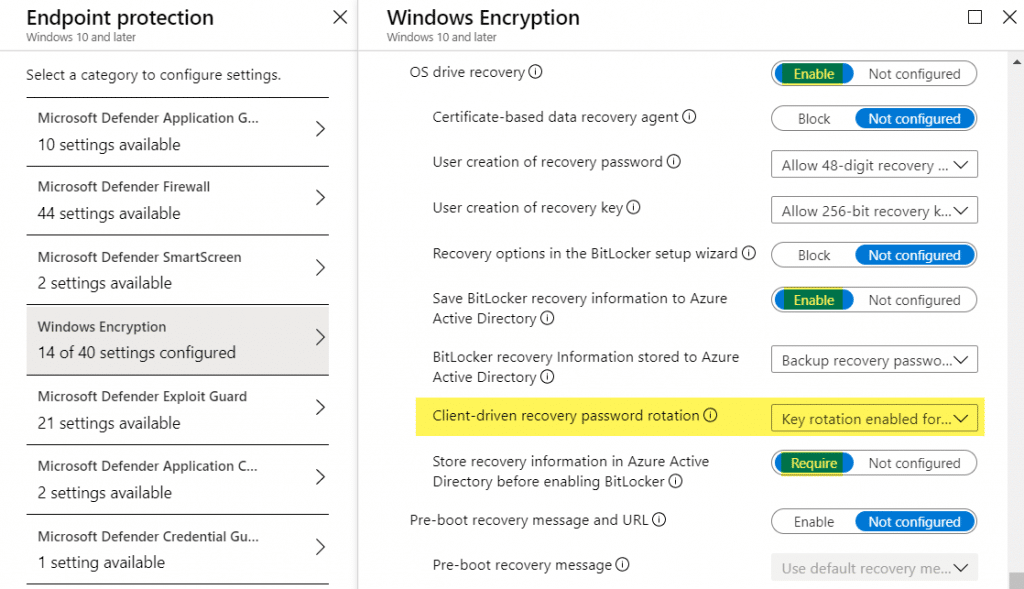 Enable Bitlocker Key Rotation For Intune Managed Devices Msendpointmgr