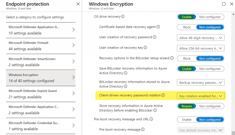Enable BitLocker Key Rotation for Intune managed devices - MSEndpointMgr