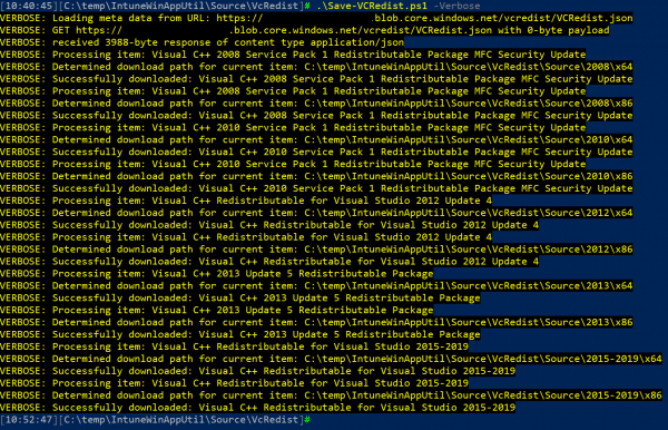 Install Visual C++ Redistributables for Microsoft Intune managed devices - MSEndpointMgr