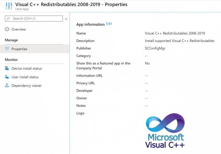Install Visual C++ Redistributables for Microsoft Intune managed devices - MSEndpointMgr