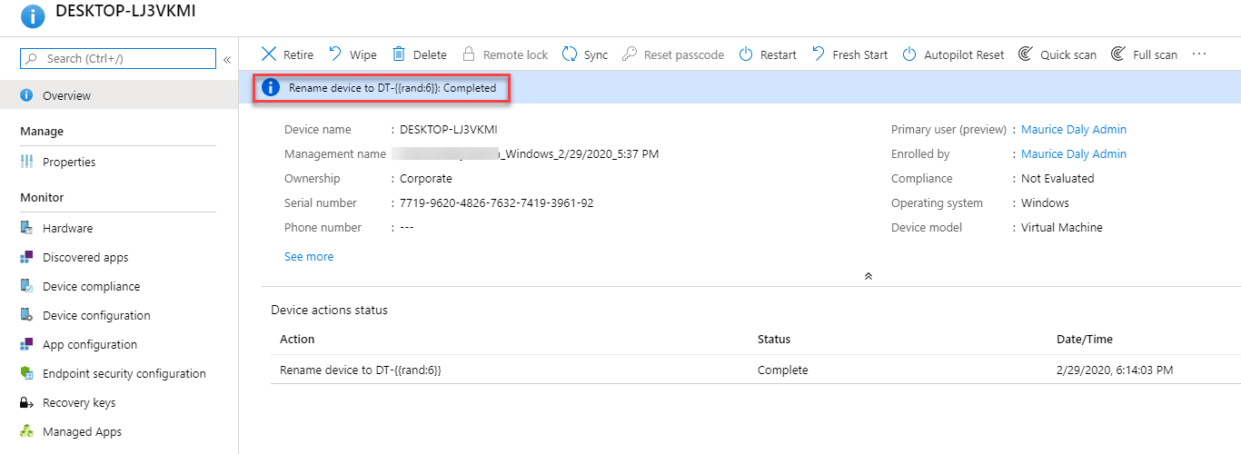 How To Rename Windows 10 Devices In Intune Using PowerShell MSEndpointMgr