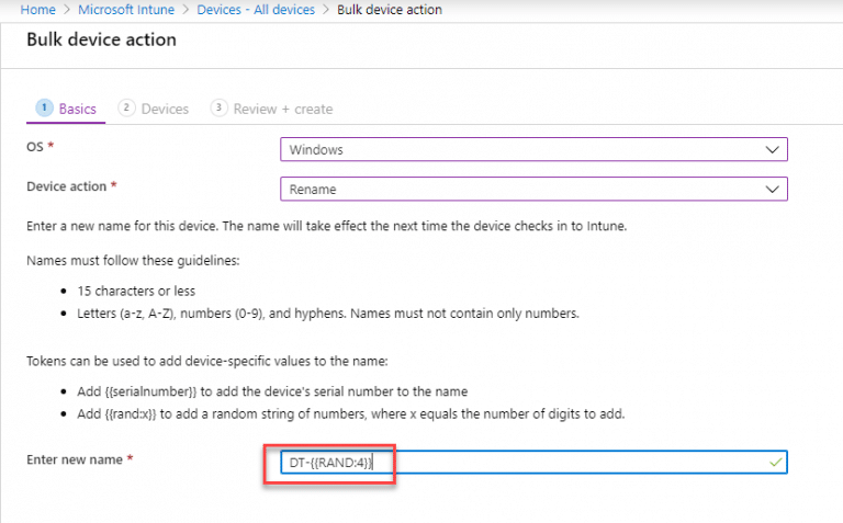 Bulk device actions within the Microsoft Endpoint Manager portal - MSEndpointMgr