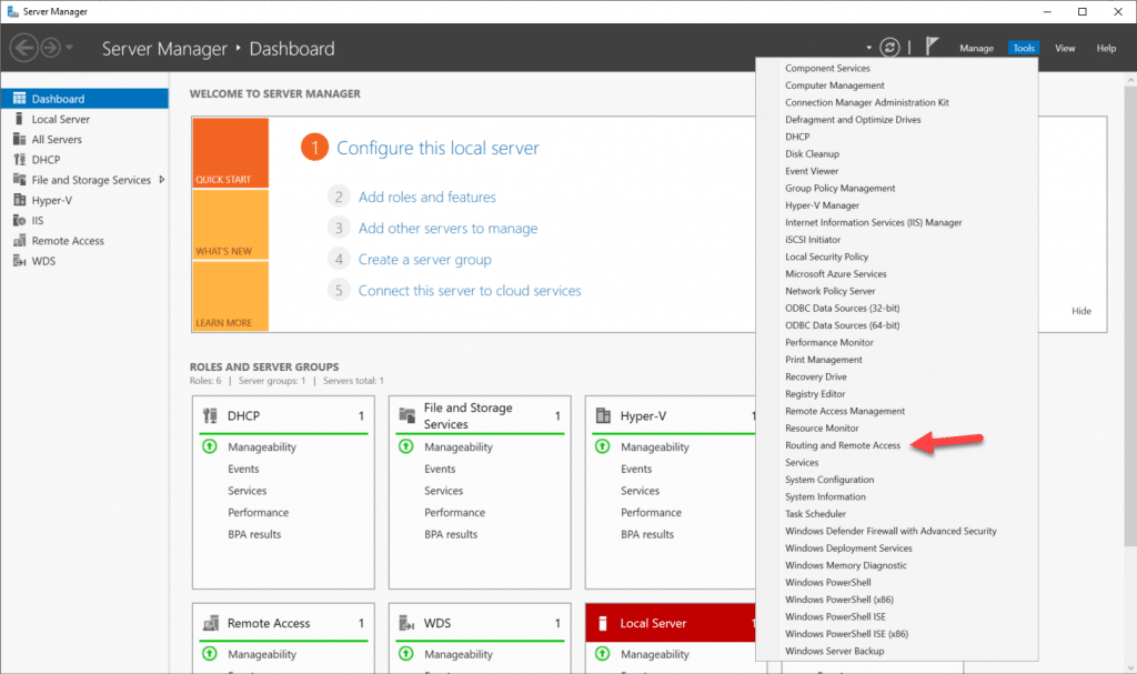 Build Azure Site-to-Site VPN with Routing and Remote Access Service ...