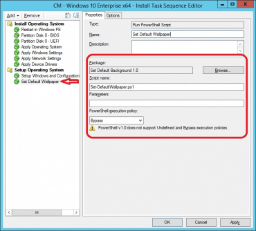 Set custom wallpaper in Windows 10 during OSD with ConfigMgr ...