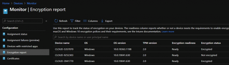 Get Intune Devices With Missing Bitlocker Keys In Azure Ad Msendpointmgr 3309