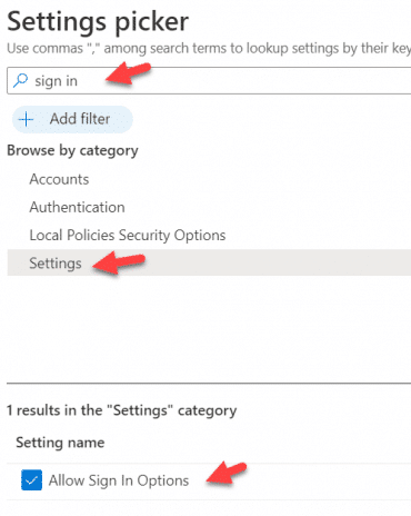 Account settings of Windows 10 - MSEndpointMgr