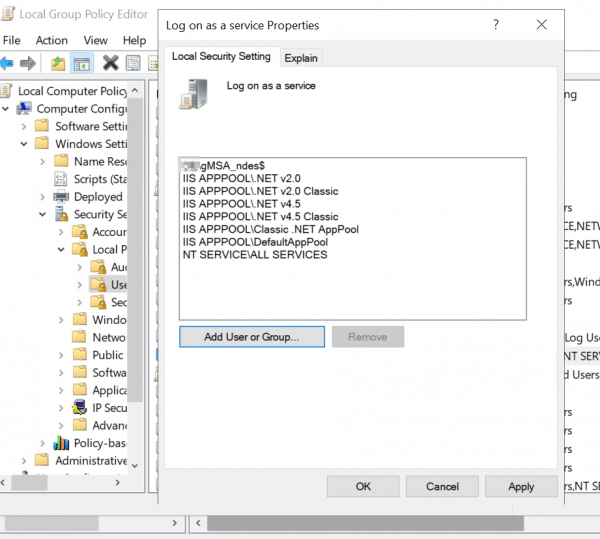 Securing SCEP/NDES for Intune with gMSA - MSEndpointMgr