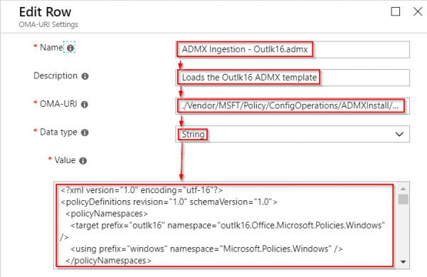 Understanding OMA-URI and ADMX Ingestion for MEM Intune - MSEndpointMgr