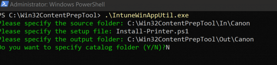 How to install Printer Drivers and Printers from Intune using Win32 ...