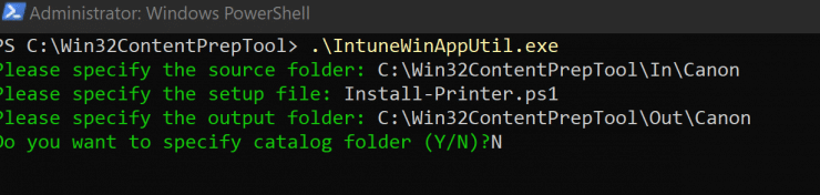 How to install Printer Drivers and Printers from Intune using Win32 ...
