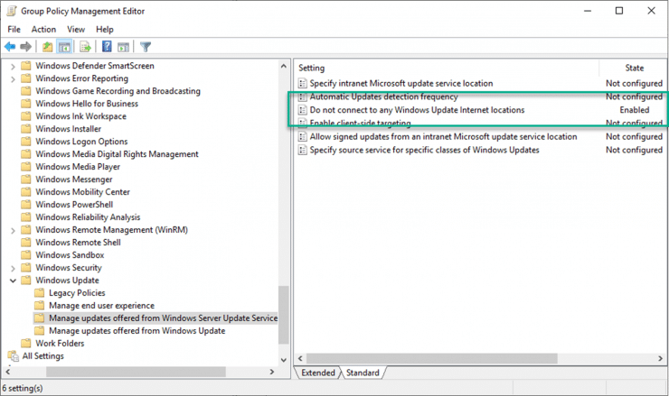 Windows Update Settings Compliance - MSEndpointMgr