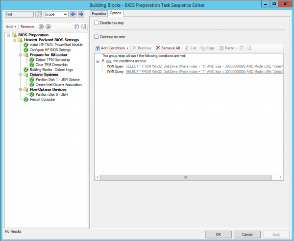 Task Sequence Basics - Intel Optane Drives - MSEndpointMgr
