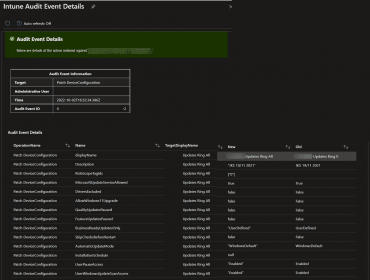 MSEndpointMgr Intune Audit Dashboard - MSEndpointMgr