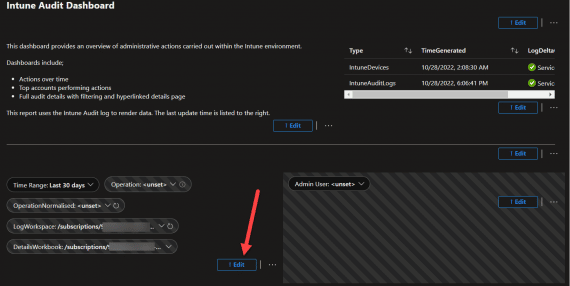 MSEndpointMgr Intune Audit Dashboard - MSEndpointMgr