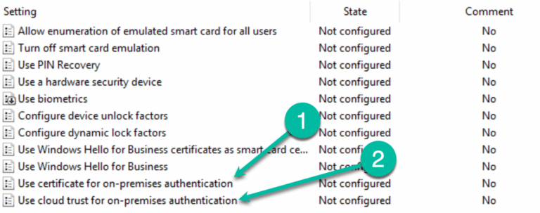 Cloud Kerberos Trust and Windows Hello for Business - Part 3