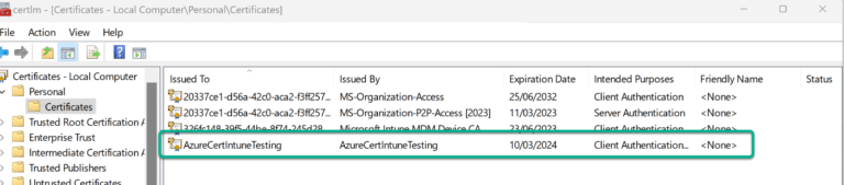 An Easy Way To Get Started With Certificate Based Authentication For Aad Apps