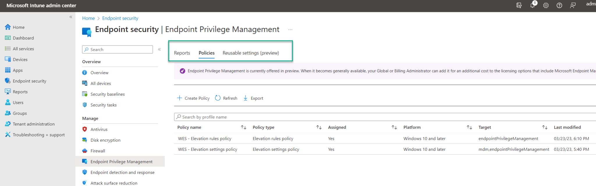 Intune Suite - Endpoint Privilege Management (EPM) first look ...