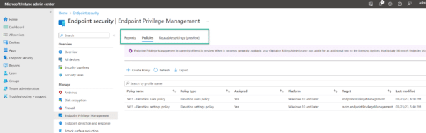 Intune Suite - Endpoint Privilege Management (EPM) first look ...