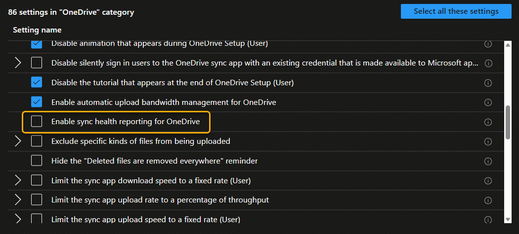 The curious case of the missing OneDrive sync app health reports - MSEndpointMgr