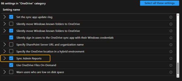 The curious case of the missing OneDrive sync app health reports ...