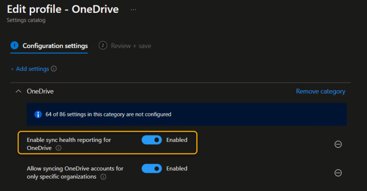 The curious case of the missing OneDrive sync app health reports ...