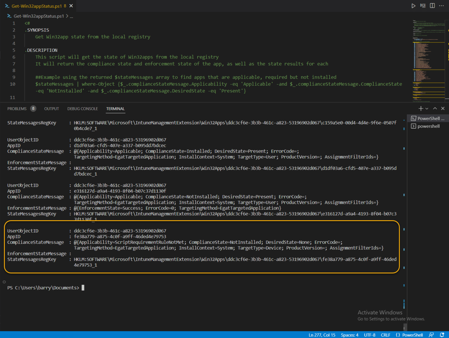 Win32 app State Messages Demystified - PowerShell FTW