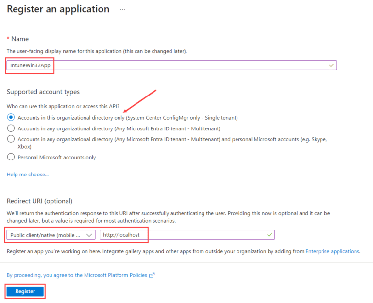 Setup app registration for usage with IntuneWin32App module - MSEndpointMgr