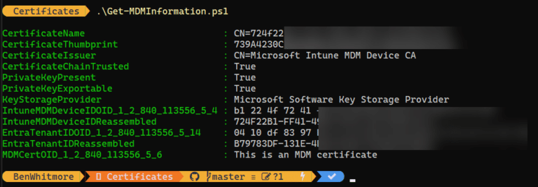Unpacking the Microsoft Intune MDM and Entra ID Certificate - MSEndpointMgr