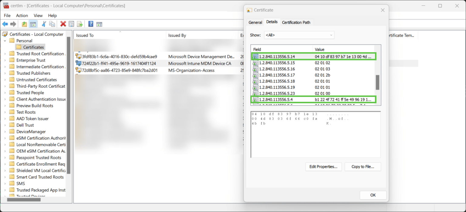 Unpacking the Microsoft Intune MDM and Entra ID Certificate - MSEndpointMgr