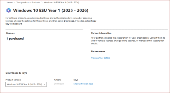 Enable Windows 10 ESU with Microsoft Intune