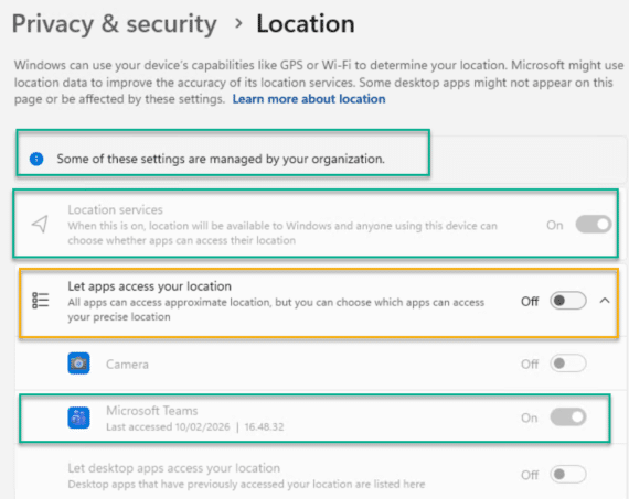Location Services is grayed out? - MSEndpointMgr