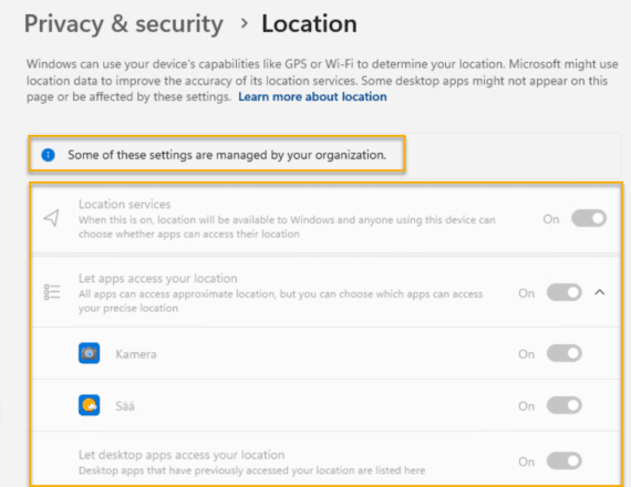 Location Services is grayed out? - MSEndpointMgr
