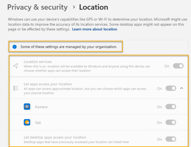 Location Services is grayed out? - MSEndpointMgr