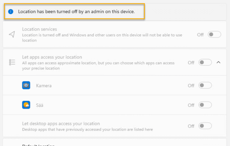 Location Services is grayed out? - MSEndpointMgr