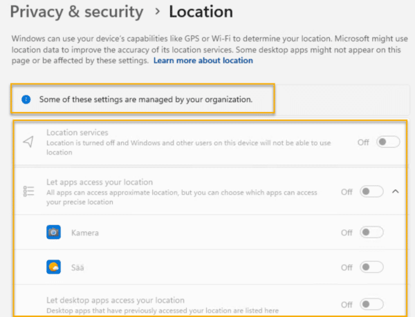 Location Services is grayed out? - MSEndpointMgr